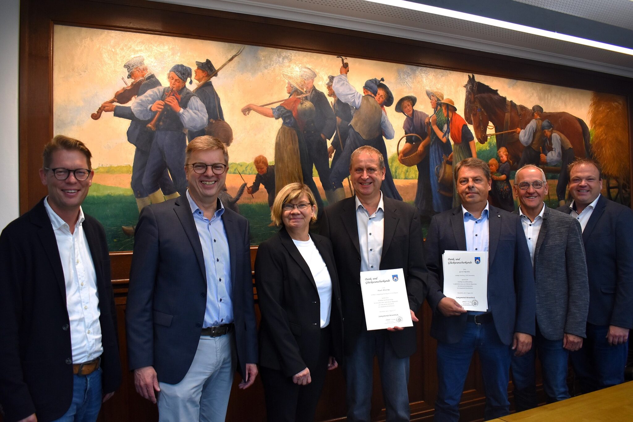 80 Jahre in der Samtgemeinde Bersenbrück – Gerd Rohde und Paul Plottke ...